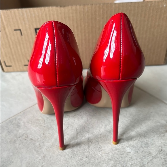 Elizabet Tang | Shoes | Elegant Red Patent Leather Heels | Poshmark